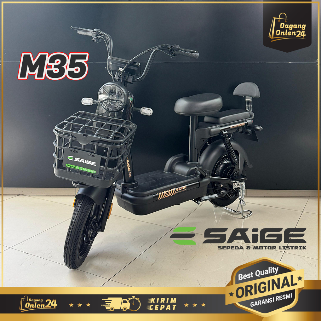 Jual Sepeda Listrik SAIGE M35 - 500watt Sepedah Listrik Murah Cuci ...
