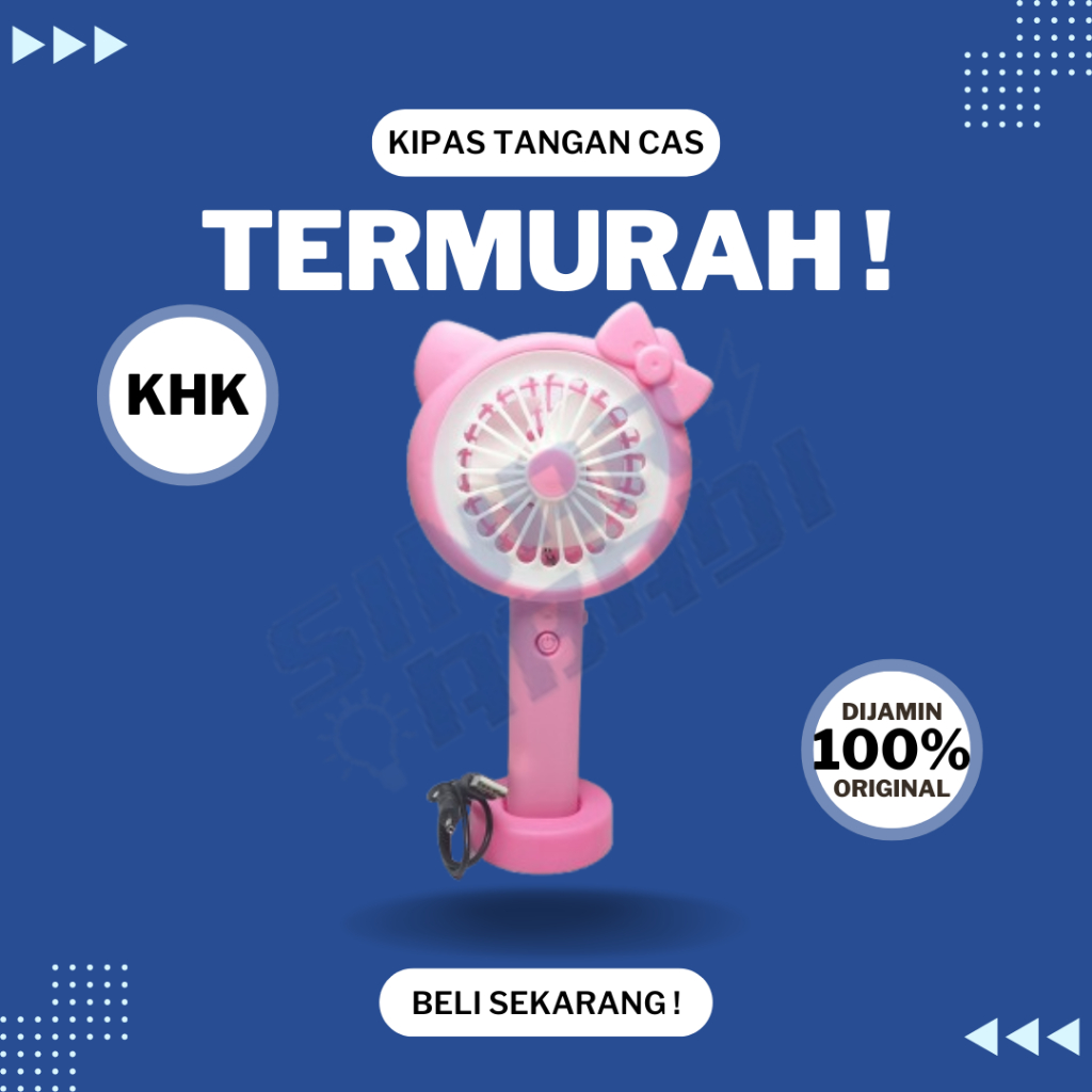 Jual Kipas Tangan Cas Karakter Doraemon / Hello Kitty | Shopee Indonesia