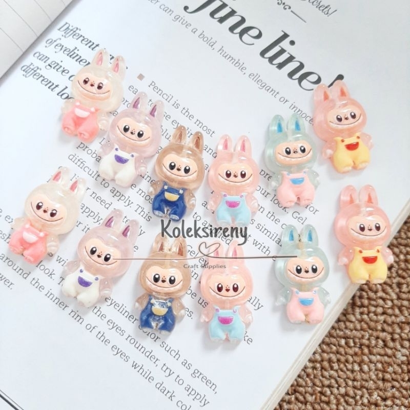 Jual MK217 - Clay Labubu Lubang Tembus Banyak Motif - 5pcs | Shopee ...