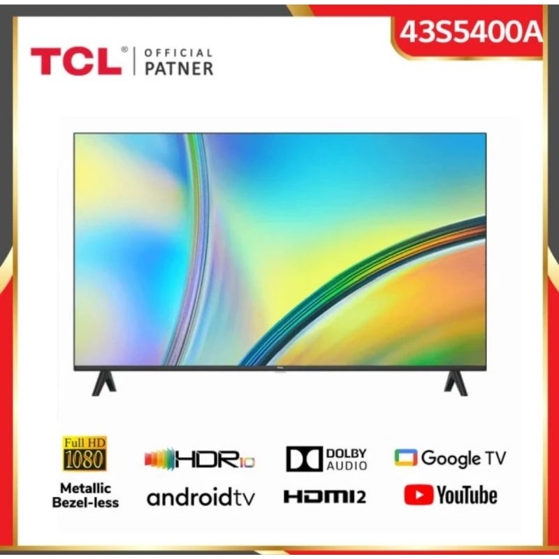 Jual TCL TV LED 43 INCH 43S5400A ANDROID SMART DIGITAL TV | Shopee ...