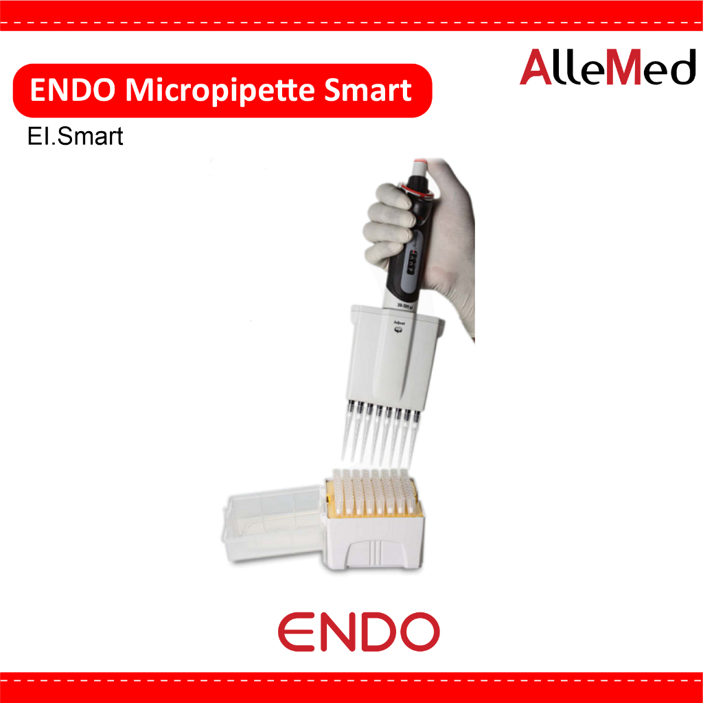 Jual ENDO Smart 8 Channel Micropipette Mikropipet Multichannel | Shopee ...
