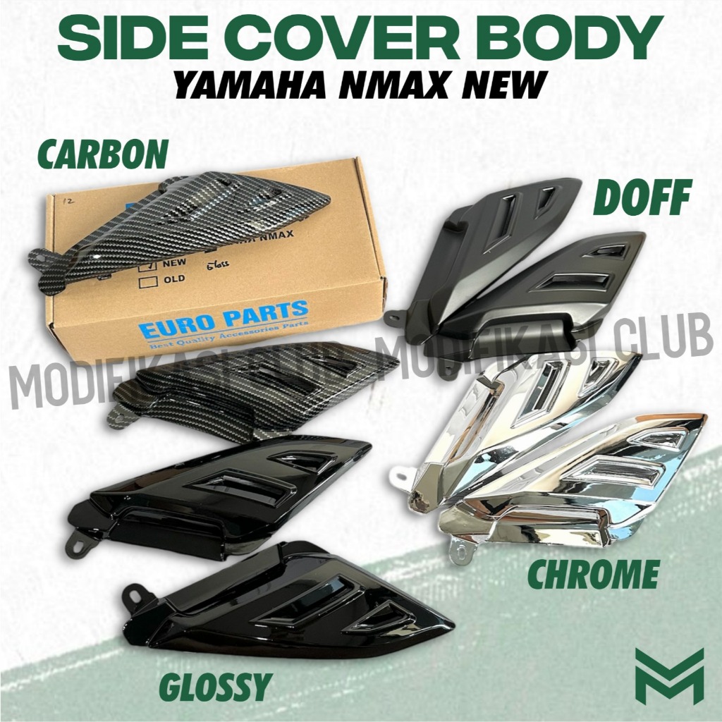 Jual COVER PIJAKAN BODY SAMPING NMAX NEW 2020 KARBON SIDE COVER BODY ...