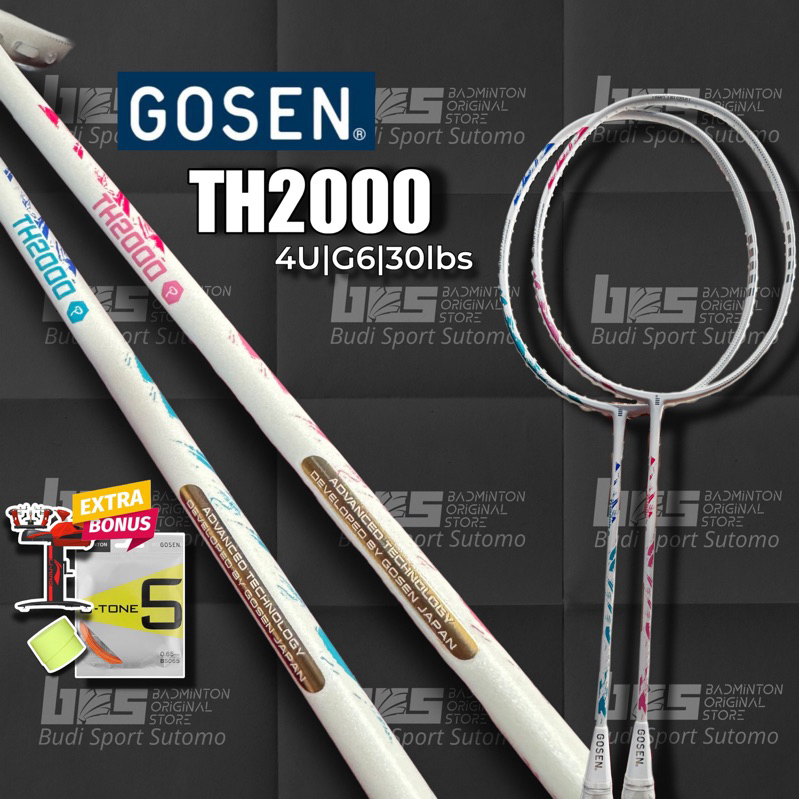 Jual RAKET BADMINTON GOSEN TH2000 4U G6 ORIGINAL DEVELOPED BY JAPAN ...