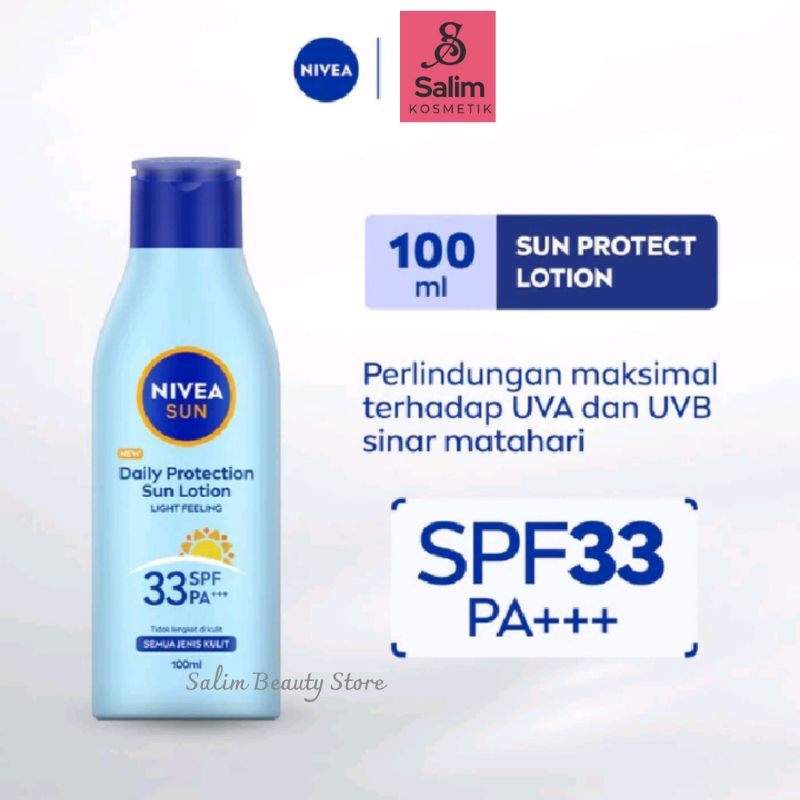 Jual Nivea Sun Daily Protection Sun Lotion SPF33 PA+++ | Shopee Indonesia