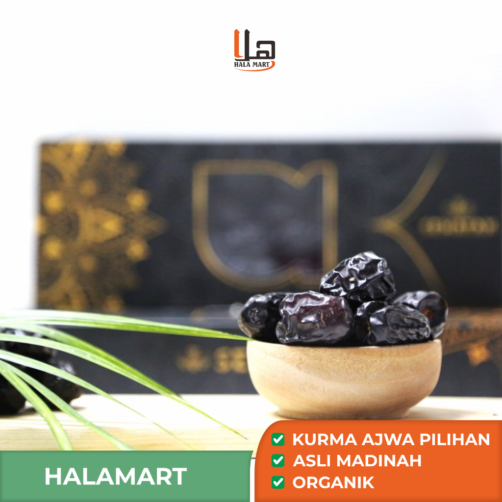Jual Kurma Ajwa Madinah Pack 500 gram VIP | Shopee Indonesia