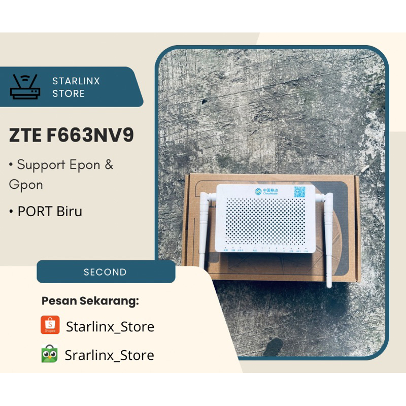 Jual Modem ZTE F663 XPON ONT ZTE F663NV3a Suport EPON GPON | Shopee ...