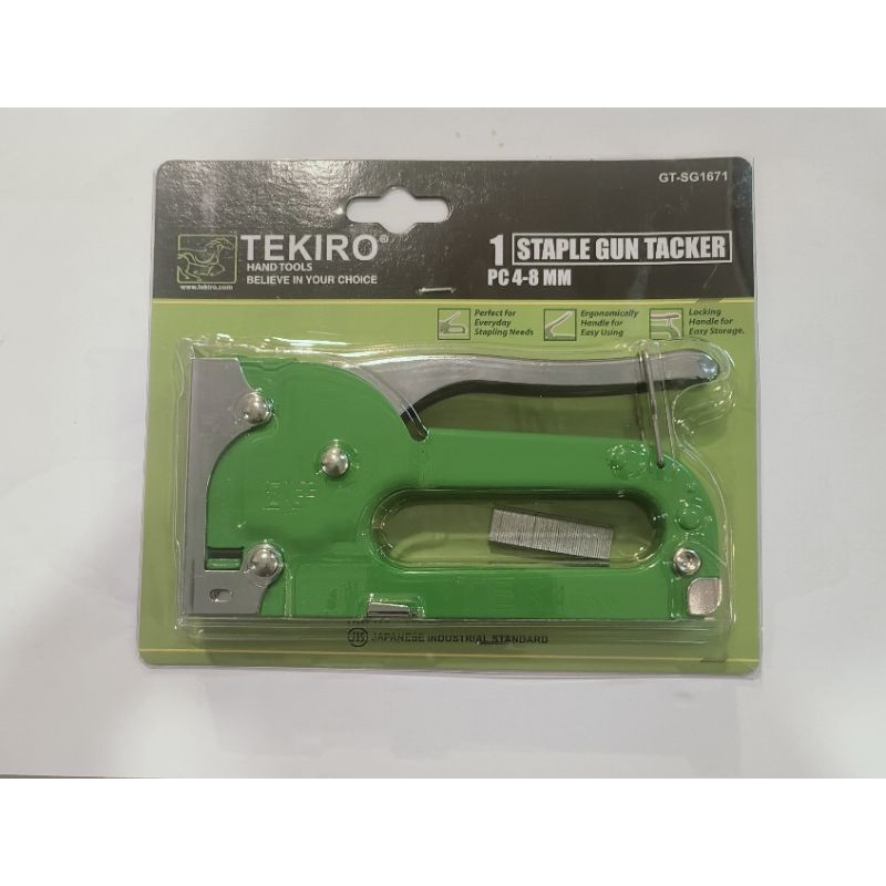 Jual TEKIRO TEMBAKAN STAPLES STANDAR / STAPLE GUN TACKER PALING MURAH ...
