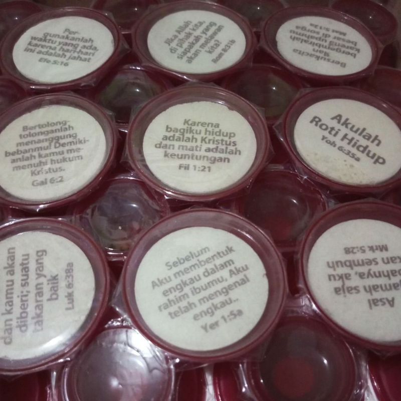 Jual hosti ayat dan anggur perjamuan satu paket satuan | Shopee Indonesia