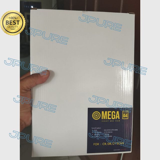 Jual Omega Inkjet Blue Film Medical Imaging Radiologi Rontgen Xray A4 ...