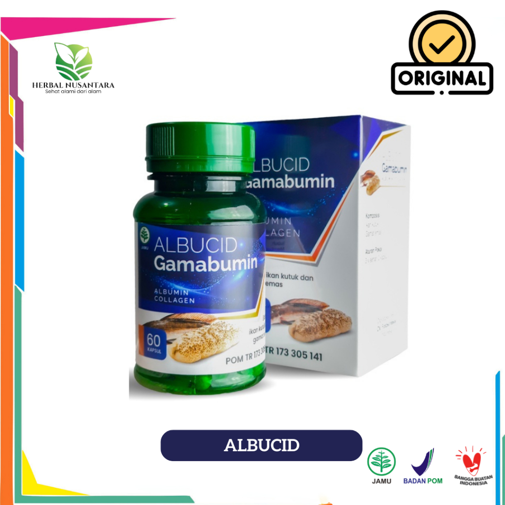Jual Kapsul Kecantikan Kulit Albucid Gamabumin Suplemen Kecantikan ...