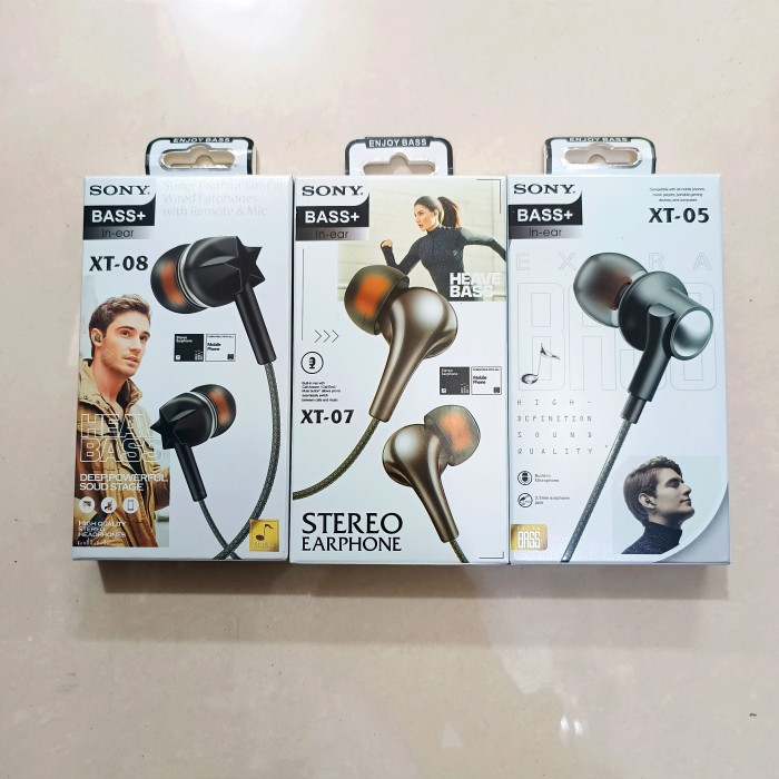 Jual Handsfree + Mic Sony XT-05/XT-06/XT-07/XT08 Stereo Sound Quality ...