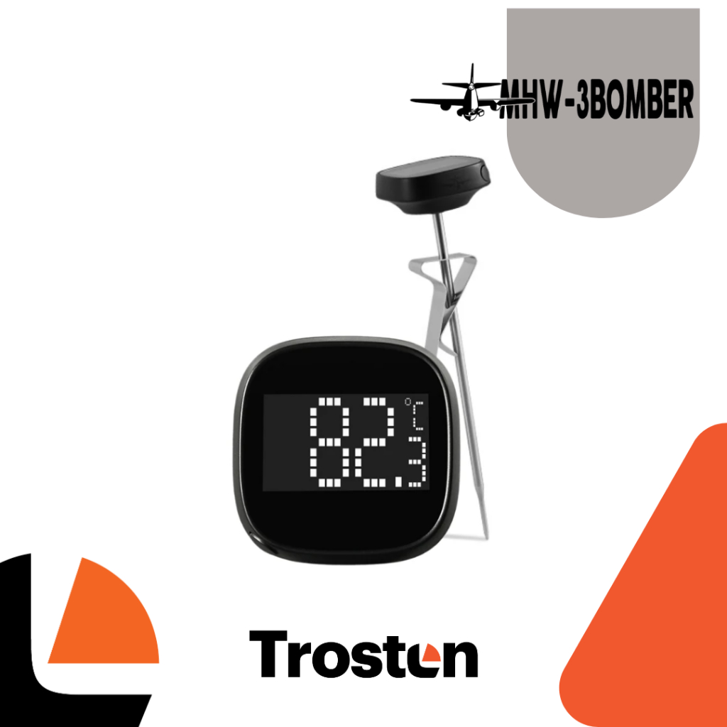 Jual Trosten x MHW-3BOMBER Barista Coffee Digital Thermometer With Clip ...