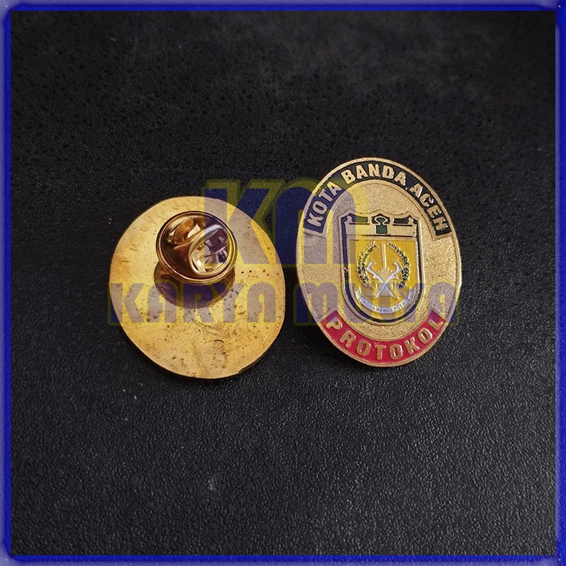 Jual Pin Protokol Kota Banda Aceh Pin Protokol Daerah Model Oval ...