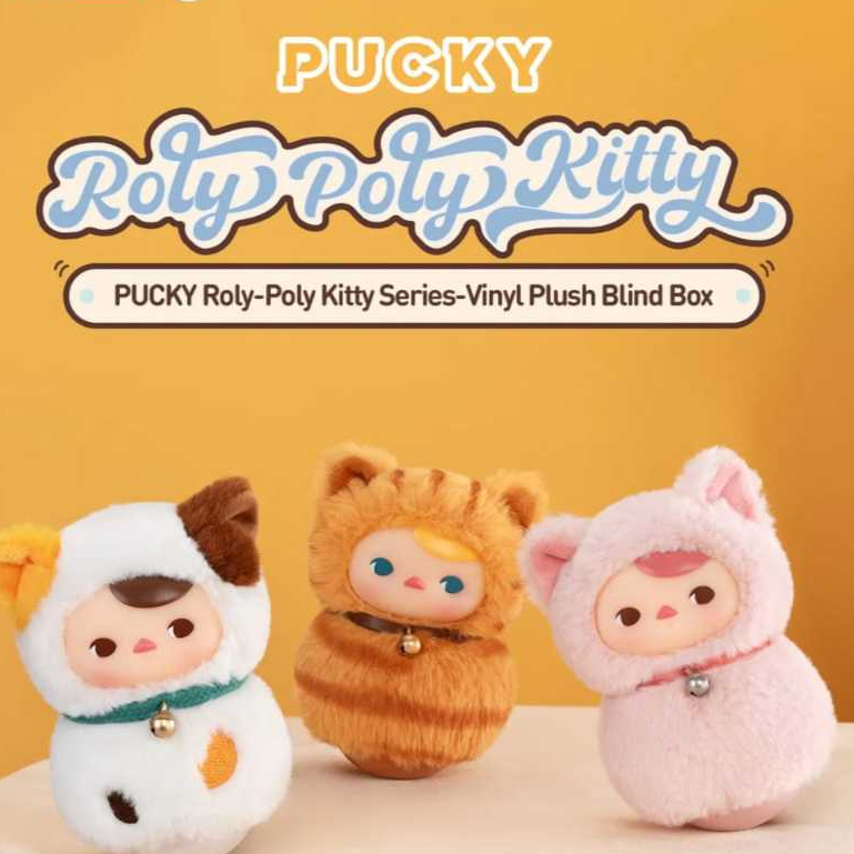 Jual [PO PRE-ORDER] SELECTED POPMART PUCKY ROLY POLY KITTY VINYL FACE ...