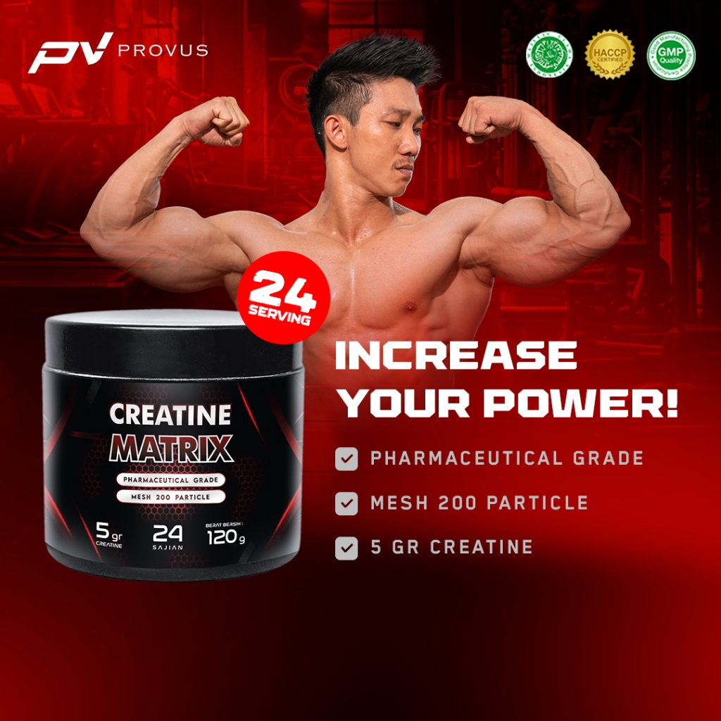 Jual Provus Creatine Matrix Unflavored - Creatine Monohydrate | Shopee ...