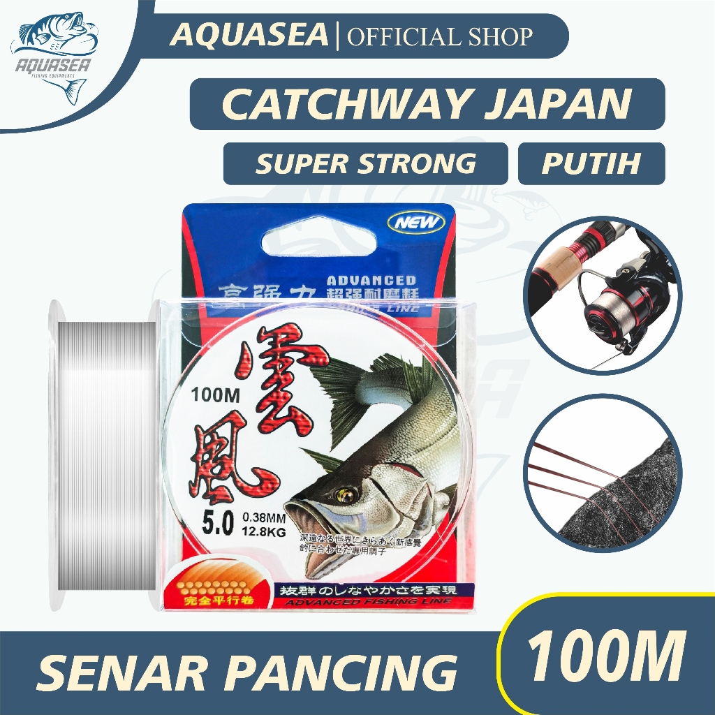 Jual AQUASEA - Tali Pancing 100meter Warna Putih Pancing Fengyun ...