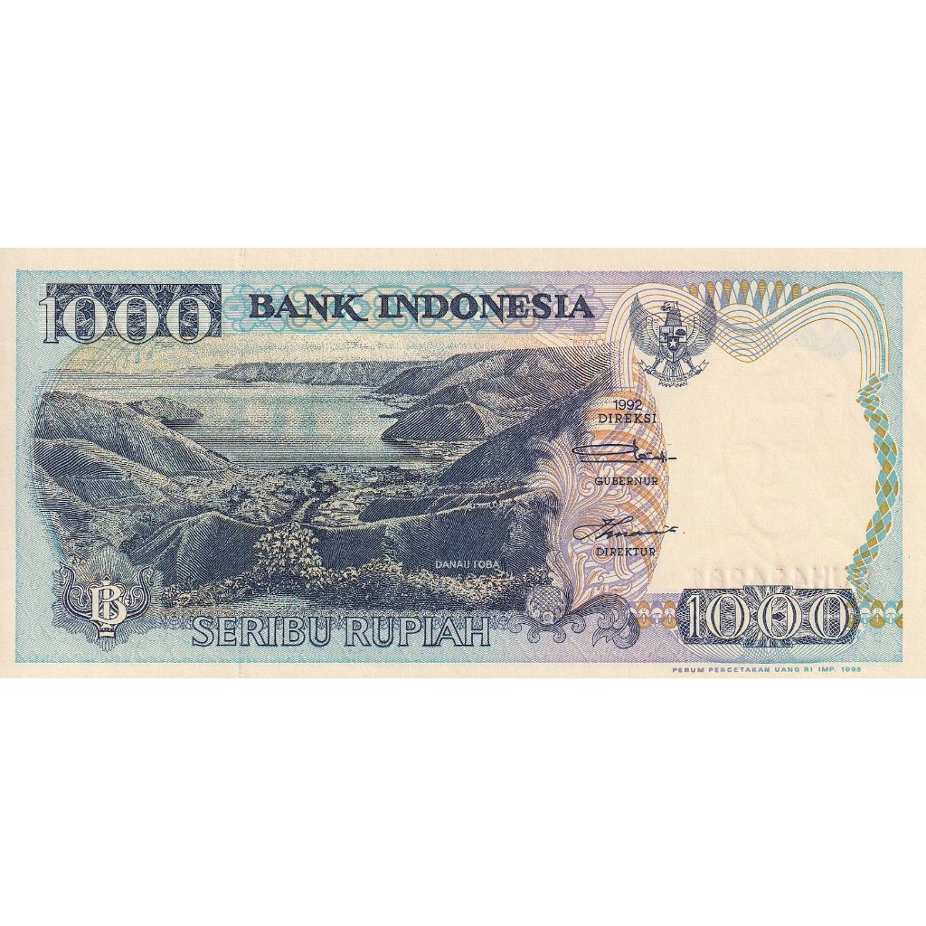 Jual Uang Lompat Batu 1000 Rupiah Tahun 1992 UNC | Shopee Indonesia