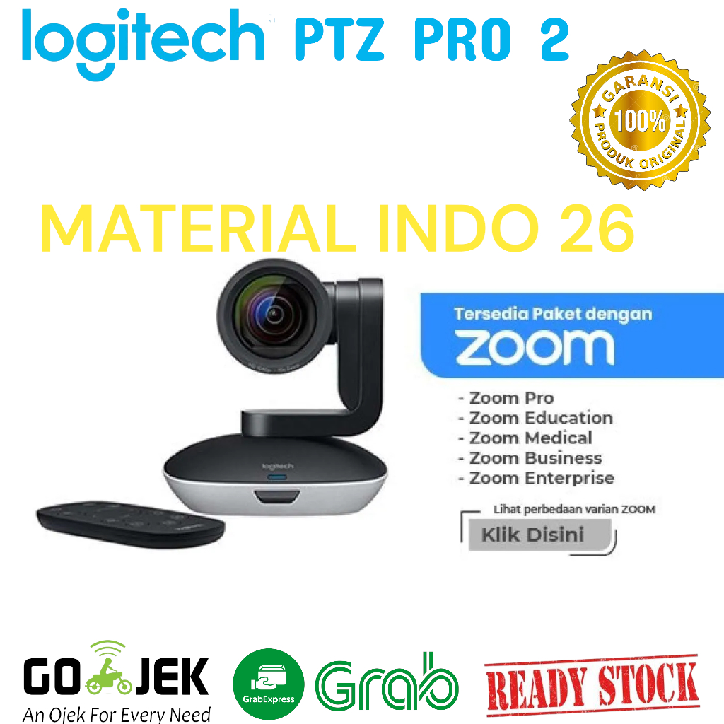 Jual Logitech PTZ PRO 2 Webcam Video Conference Camera 1080p HD ...