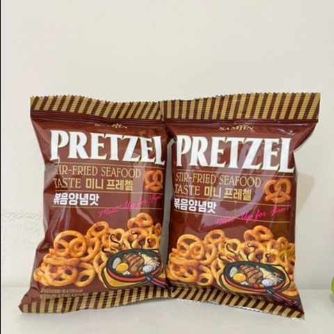 Jual SAMJIN Pretzel Korea 85g - FRIED SEAFOOD | Shopee Indonesia
