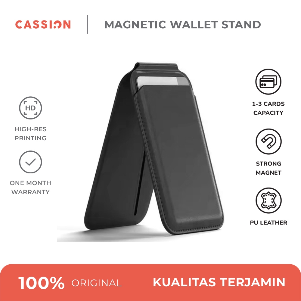 Jual Magnetic Pocket Wallet Stand Polos / Custom | Shopee Indonesia