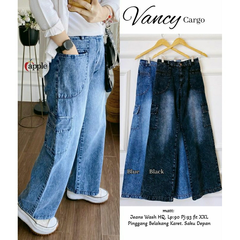 Jual VANCY Pant Original By APPLE NEW Produk jeans wash | Shopee Indonesia