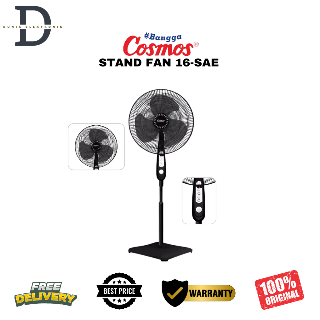 Jual STAND FAN COSMOS - 16 SAE - 16 INCH | Shopee Indonesia