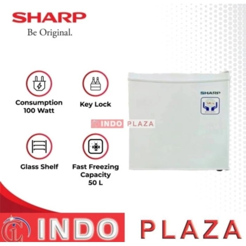 Jual KULKAS SHARP MINI PORTABLE SJ-50MB-XW (CARGO) | Shopee Indonesia