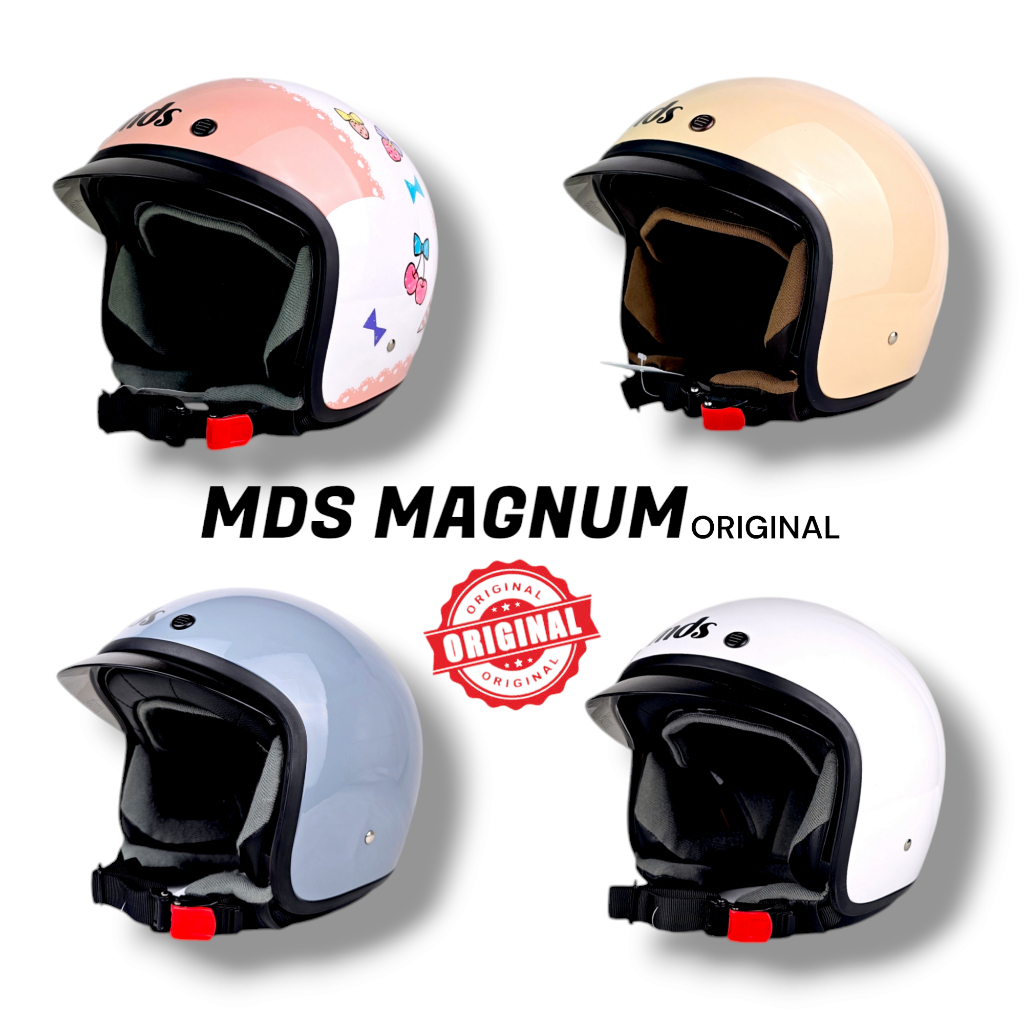 Jual HELM MDS MAGNUM / MDS RETRO / MDS BOGO | Shopee Indonesia