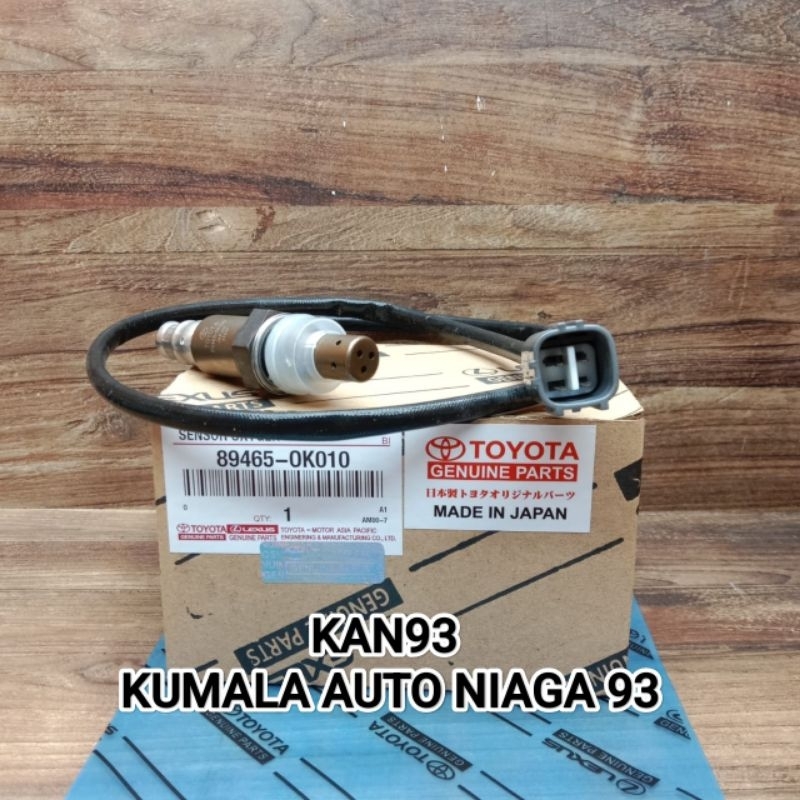 Jual SENSOR OKSIGEN-SENSOR KENALPOT TOYOTA INNOVA HILUX FORTUNER ORIGINAL GARANSI 89465-OK010 ...