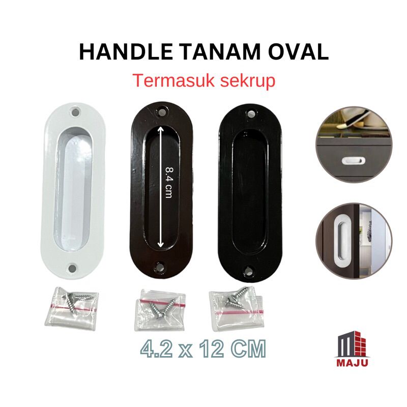 Jual Tarikan Com / Handle Tanam Oval / Handle Comen Pintu Geser / Pintu ...