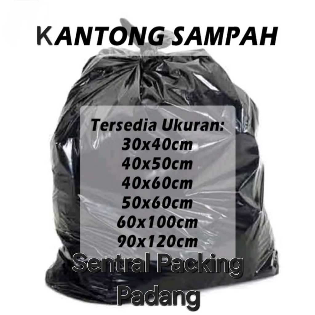 Jual Kantong Plastik Sampah Termurah !!! / Trash Bag Hitam Premium Anti Sobek | Shopee Indonesia