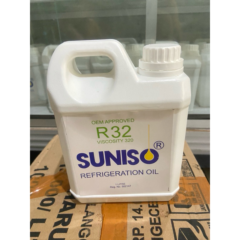Jual OLI KOMPRESOR AC R32 / REFRIGERATION OIL SUNISO 1 LITER | Shopee ...