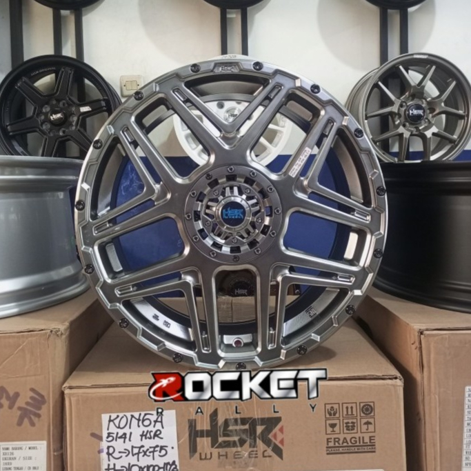 Jual Jual Pelek Mobil Ring 17 HSR KONGA Bisa untuk mobil Yaris Avanza Xenia Jazz Kijang LGX ...