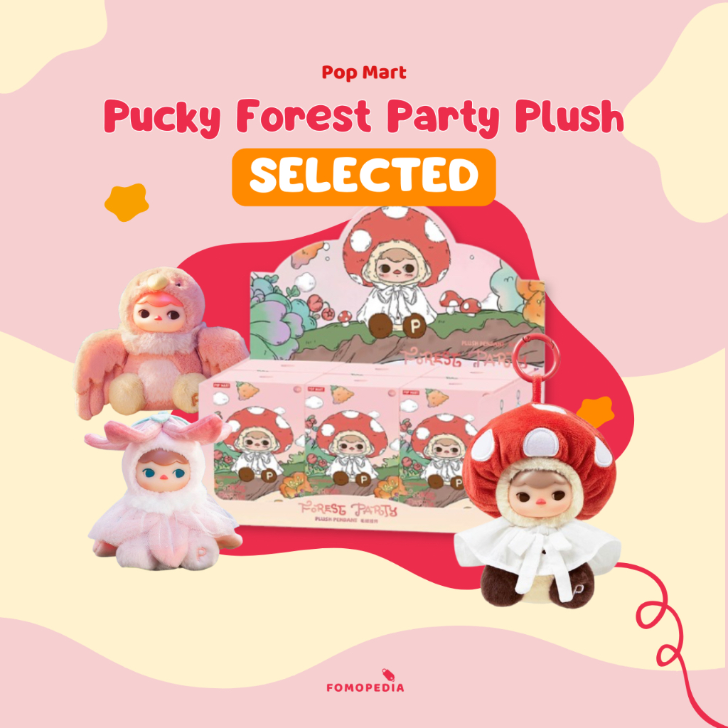 Jual (READY STOCK) POPMART PUCKY FOREST PARTY SERIES PLUSH PENDANT ...