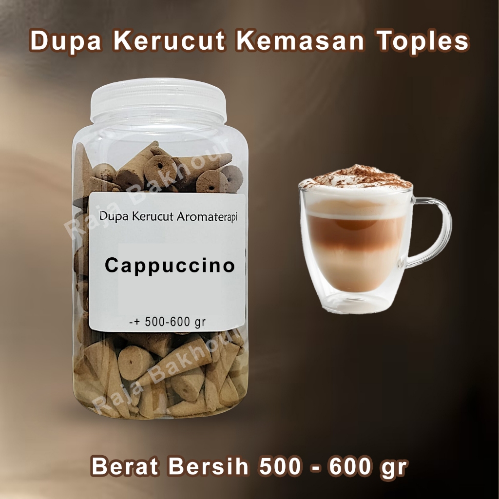 Jual Dupa Kerucut Vanilla Kemasan Toples Jumbo 600Gram Dupa Bukhur ...
