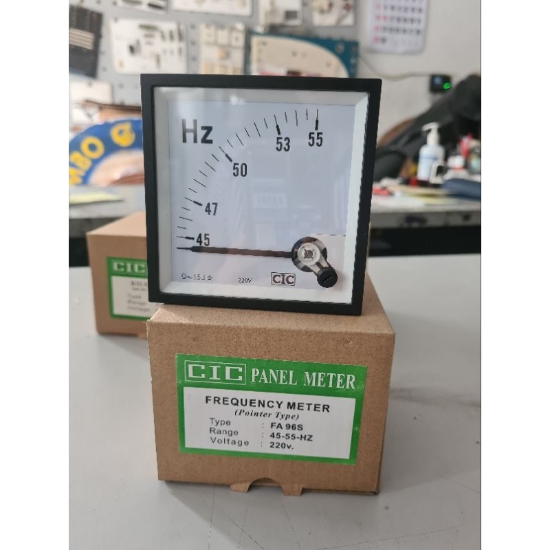 Jual Frequency Meter CIC HZ Meter FA 96S Panel Meter Range 45-55-Hz ...