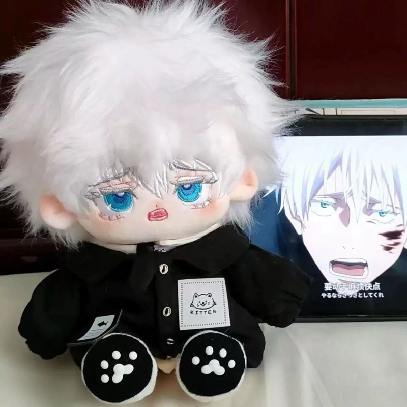 Jual Boneka Kapas Satoru Gojo Jujutsu Kaisen Asli - Hadiah Ulang Tahun ...