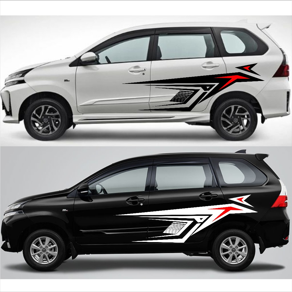 Jual Stiker kanan kiri mobil avanza stiker cutting avanza list ...