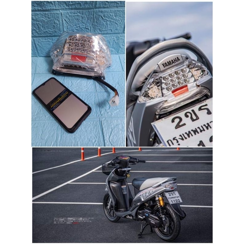 Jual stoplamp Mio led NDP JTL Thailand full LED Mio 5vv Thailand Mio ...