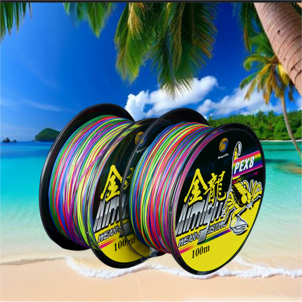 Jual Bingolife Tali Pancing PE X4 X8 Tahan Abrasi Warna satu warna per ...
