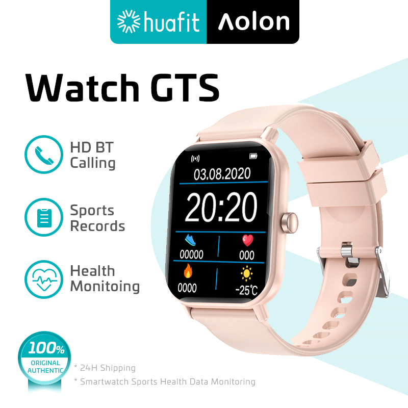 Jual Huafit × Aolon GTS Smartwatch Original 41mm Jam Tangan Pintar Pria ...