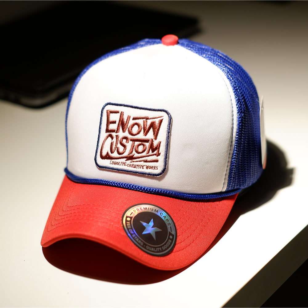 Jual ENOW Topi trucker / Jaring Premium /Bordir Emblem / Long Live Enow ...