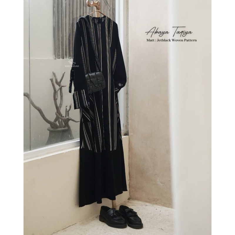 Jual Ready Abaya Taqiyya Abaya Noor Jetblack Khizaanah Sunnah | Shopee ...
