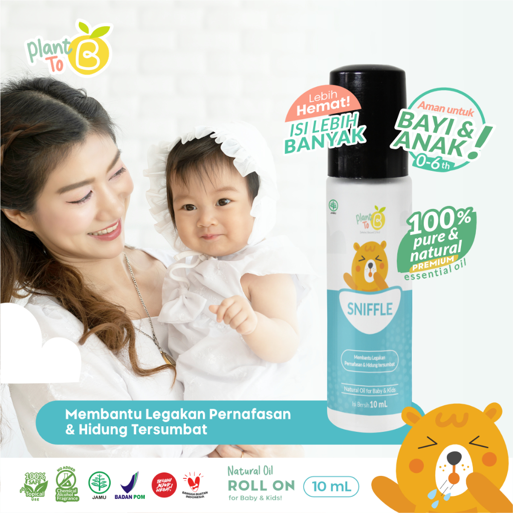 Jual Plant To B | Sniffle Baby Essential oil Roll On 10ml | Minyak ...