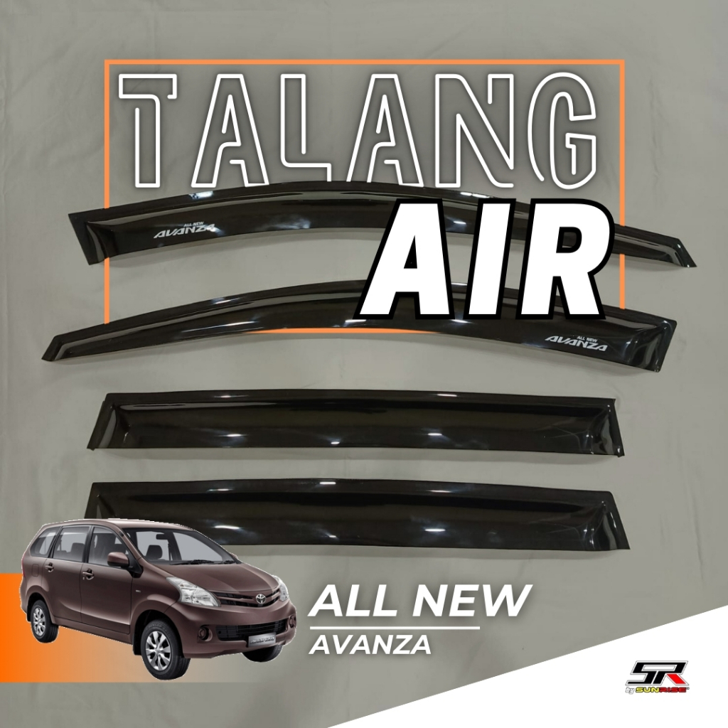 Jual Talang Air Pintu Mobil Suzuki All New Avanza 4 Pintu Hitam dan Silver Talang Air 4 Pintu ...