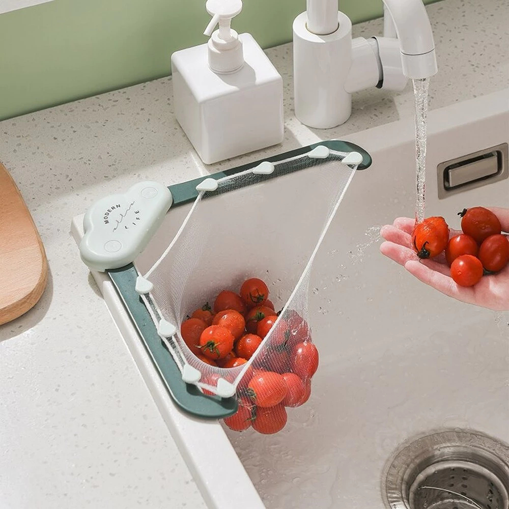 Jual YH DRAINER NET KITCHEN SINK GANTUNGAN HOLDER JARING SISA MAKANAN ...