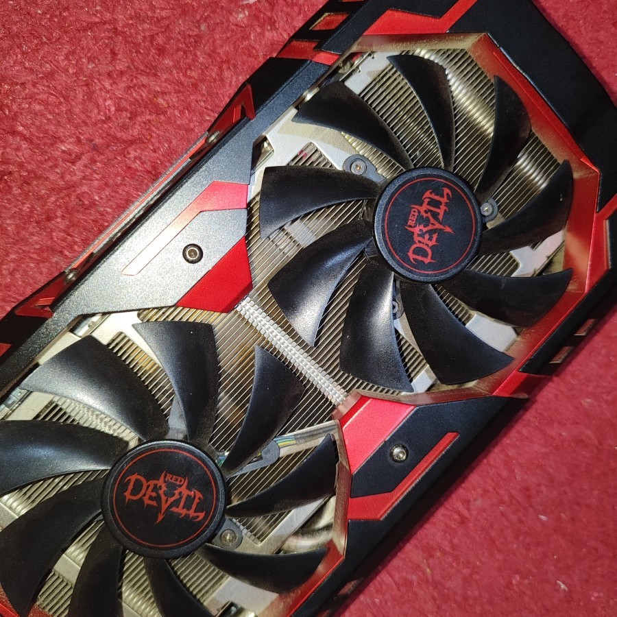 Jual VGA Power Color Red Devil Radeon RX 580 8 GB Gaming GPU | Shopee ...