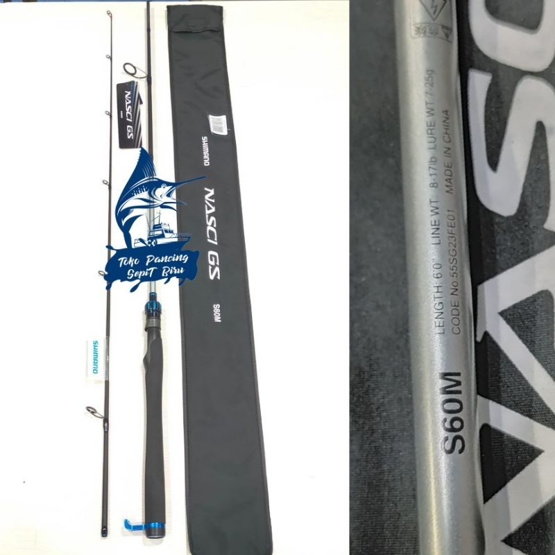 Jual JORAN GALATAMA SHIMANO NASCI GS S60M 180CM 8-17LBS NEW 2024 | Shopee Indonesia