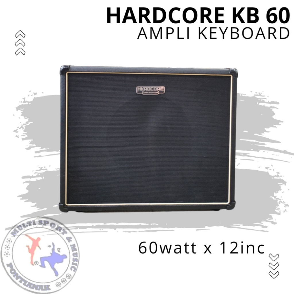Jual Ampli Keyboard Hardcore KB 60 (60watt x 12inc) | Shopee Indonesia