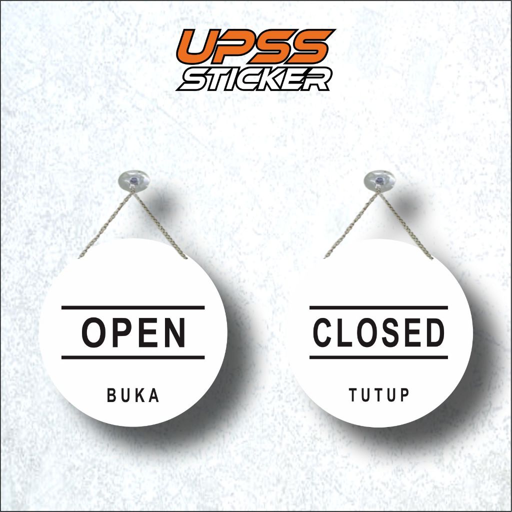 Jual Akrilik Open Close | Acrylic Open Close | Sign Open Close ...